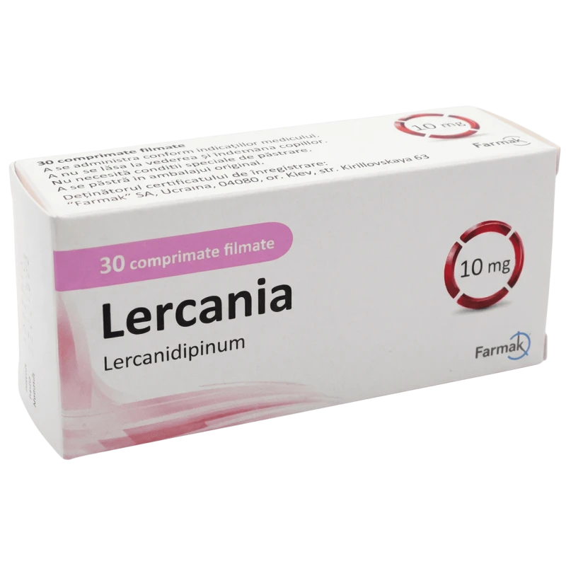 Lercania comprimate filmate 10 mg N10x3 cumpără în Moldova - prețuri și ...