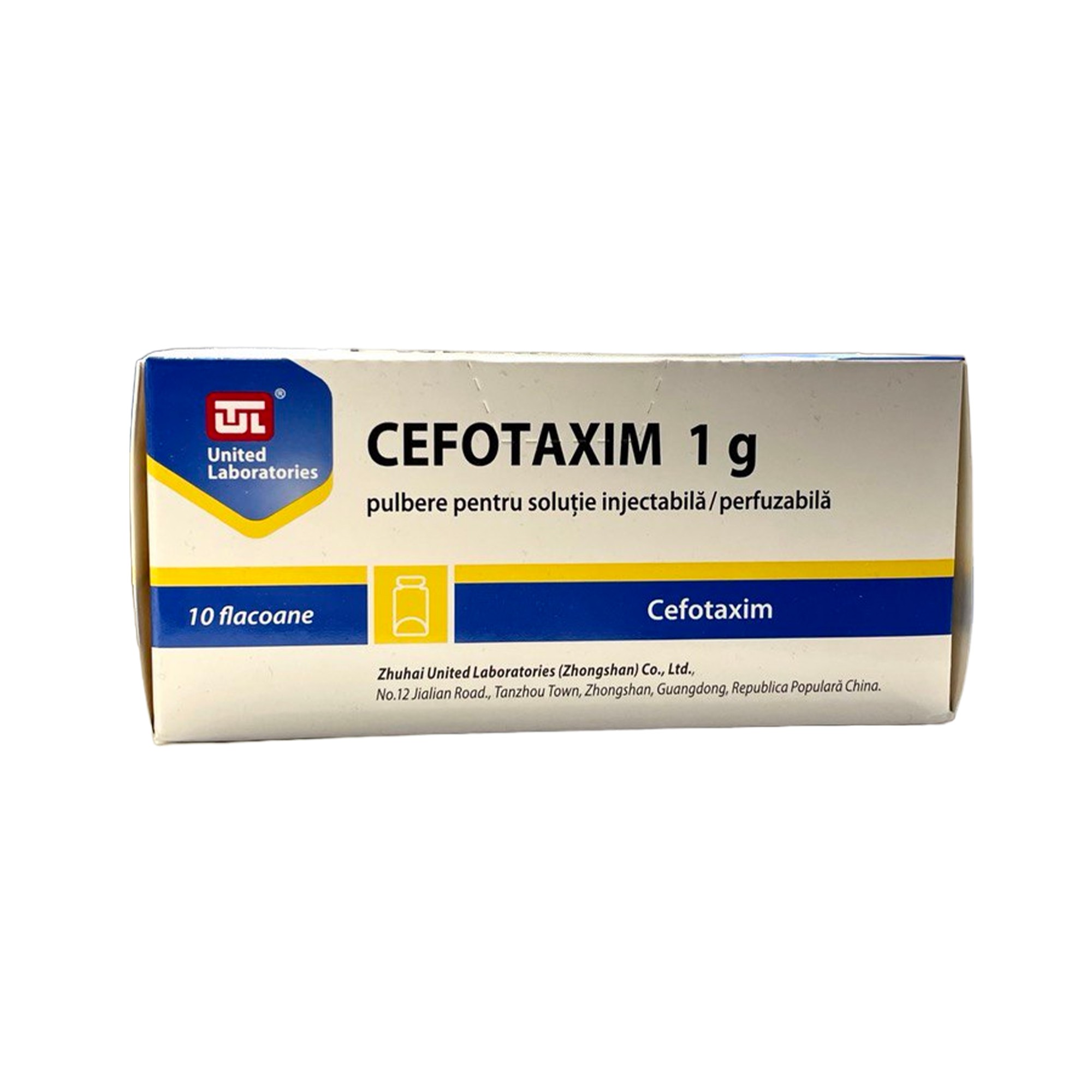 Cefotaxim pulbere pentru soluţie injectabilă 1 g N10 cumpără în Moldova ...