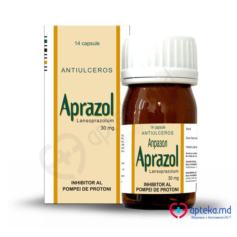 Aprazol capsule 30 mg N14 cumpără în Moldova - prețuri și instrucțiuni ...