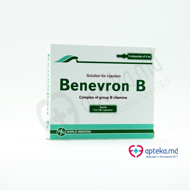 Benevron B soluţie injectabilă 4 ml N5 cumpără în Moldova - prețuri și ...