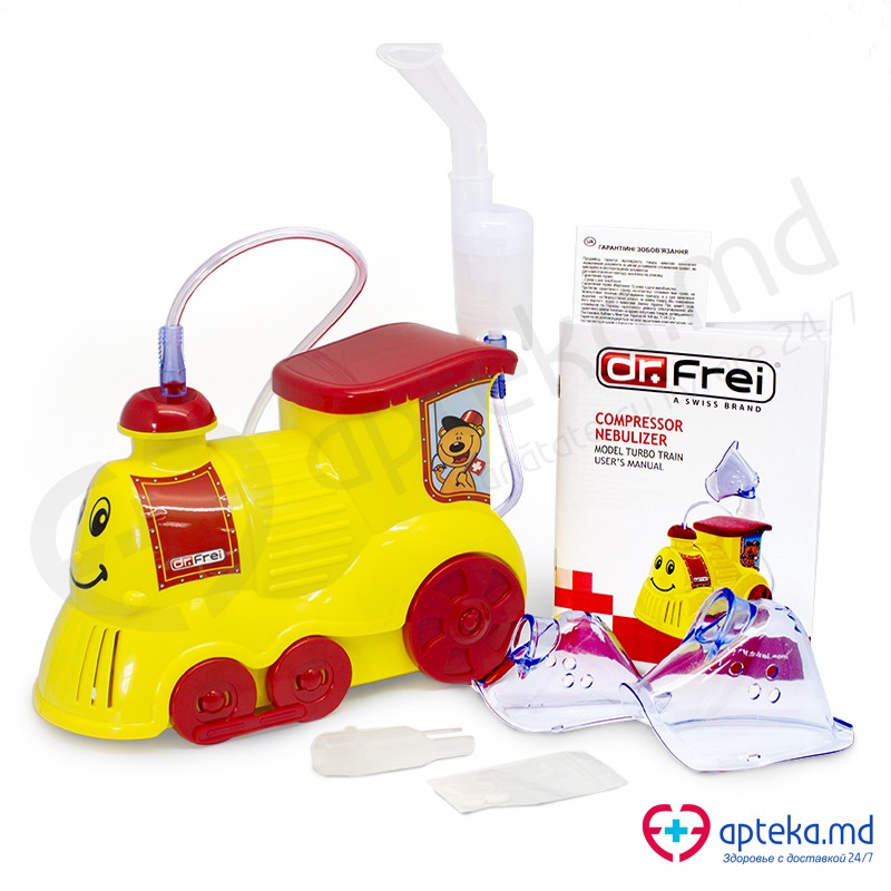 Dr.Frei Turbo Train nebulizator cu compresor cumpără în Moldova ...