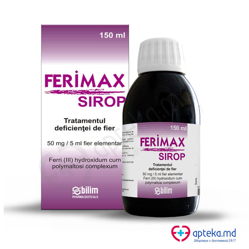 Ferimax sirop 50 mg/5 ml 150 ml N1 cumpără în Moldova - prețuri și ...