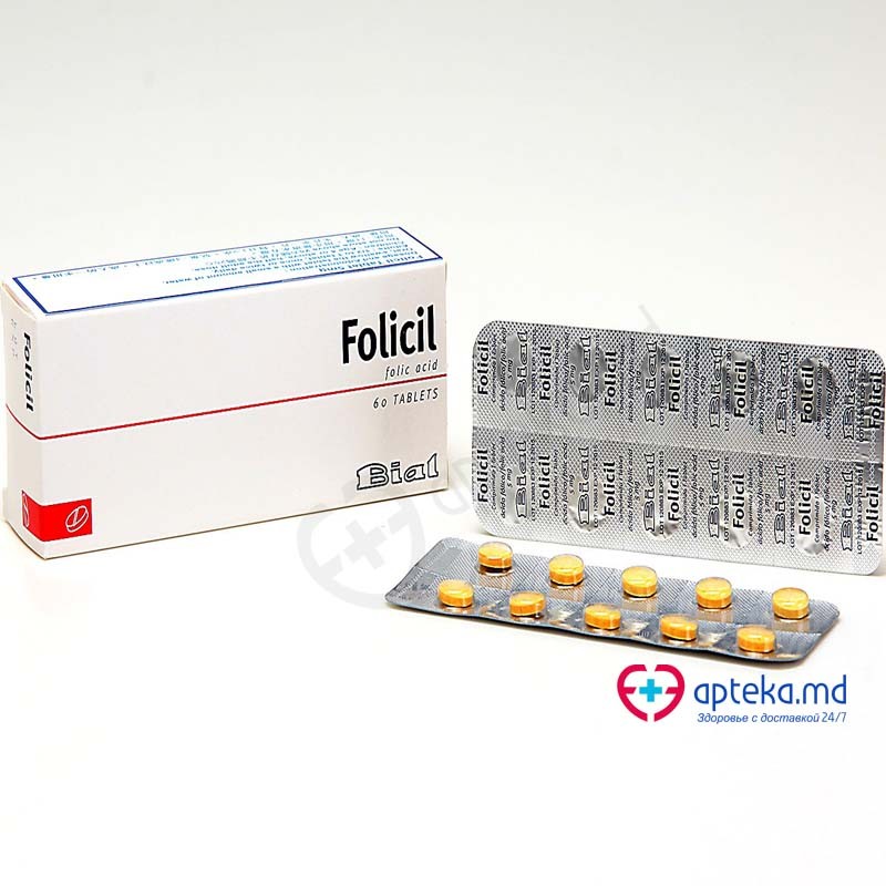 Folicil comprimate 5 mg N60 cumpără în Moldova - prețuri și ...