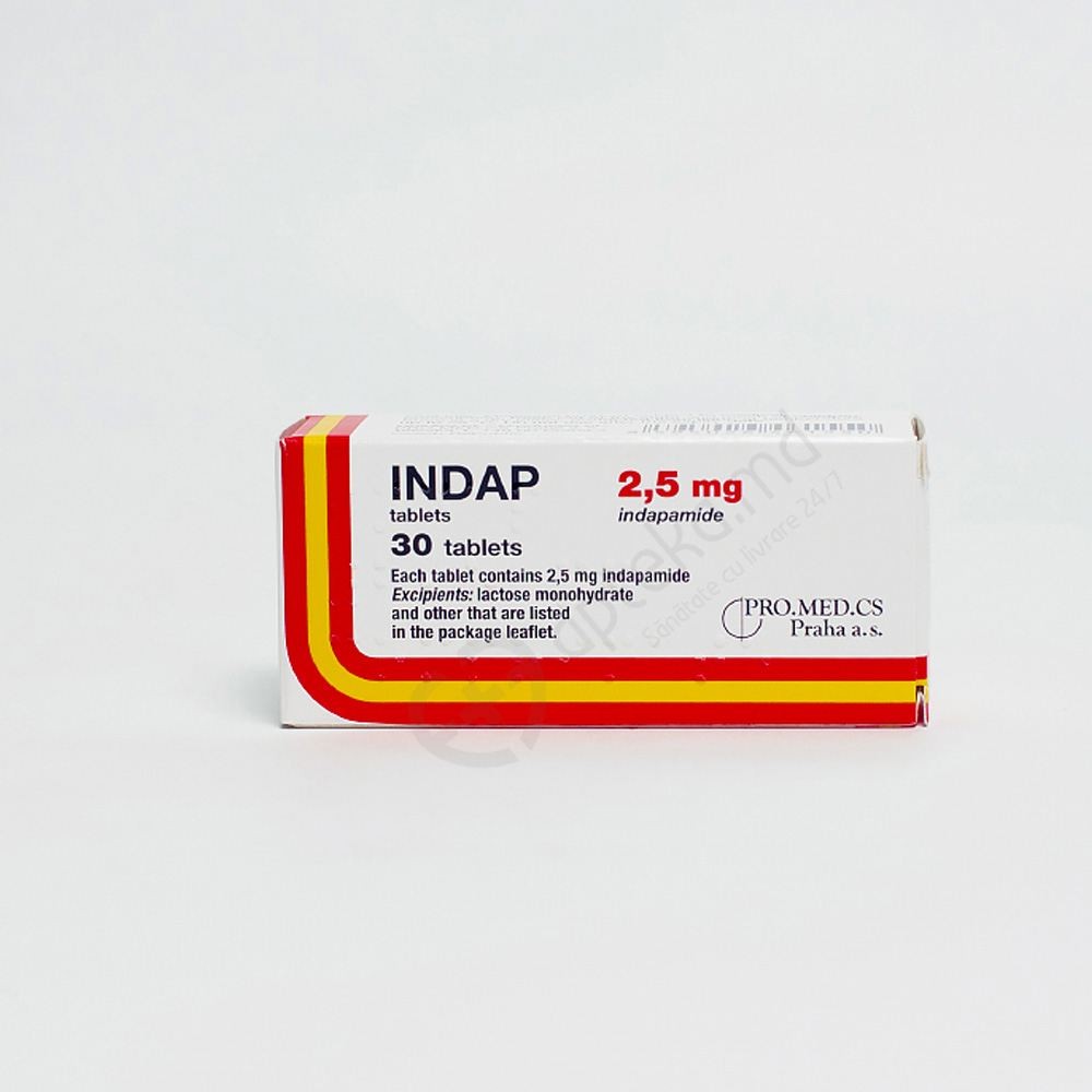 Indap comprimate 2,5 mg N10x3 cumpără în Moldova - prețuri și ...