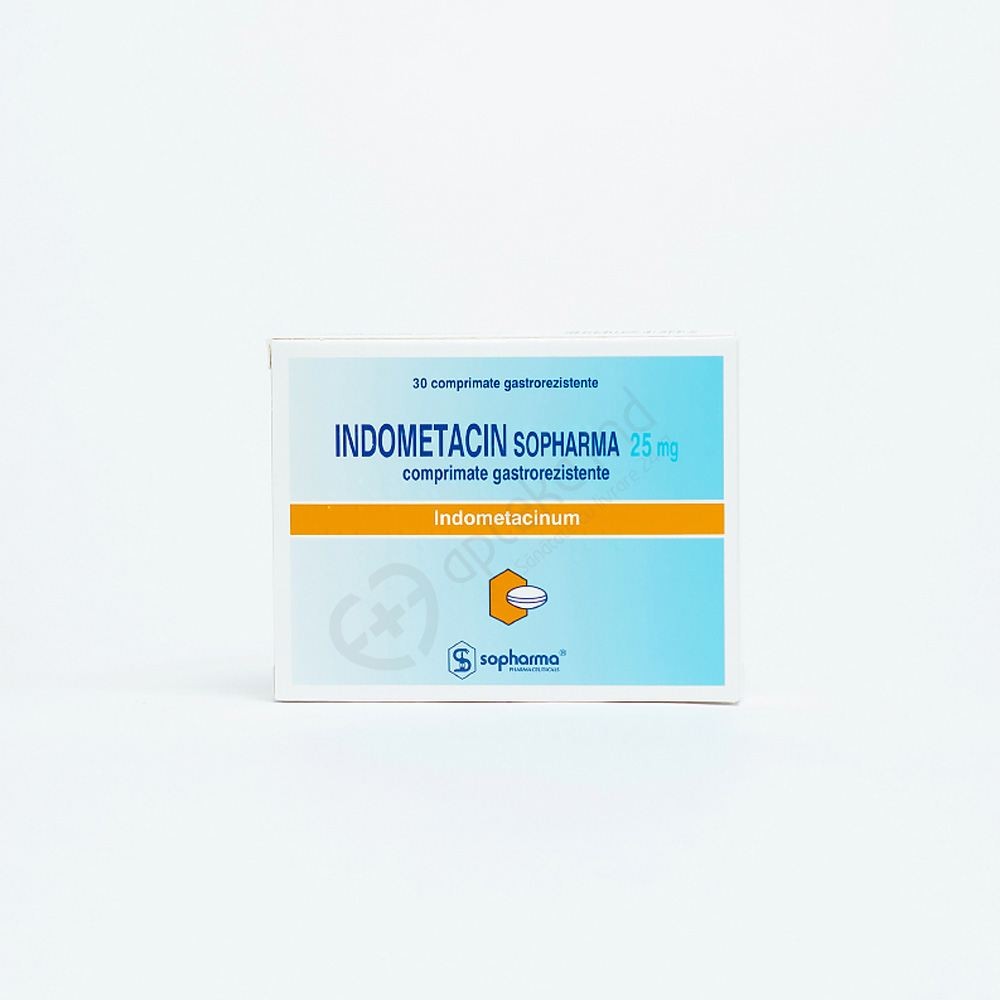 Indometacin Sopharma comprimate gastrorezistente 25 mg N30 cumpără în ...