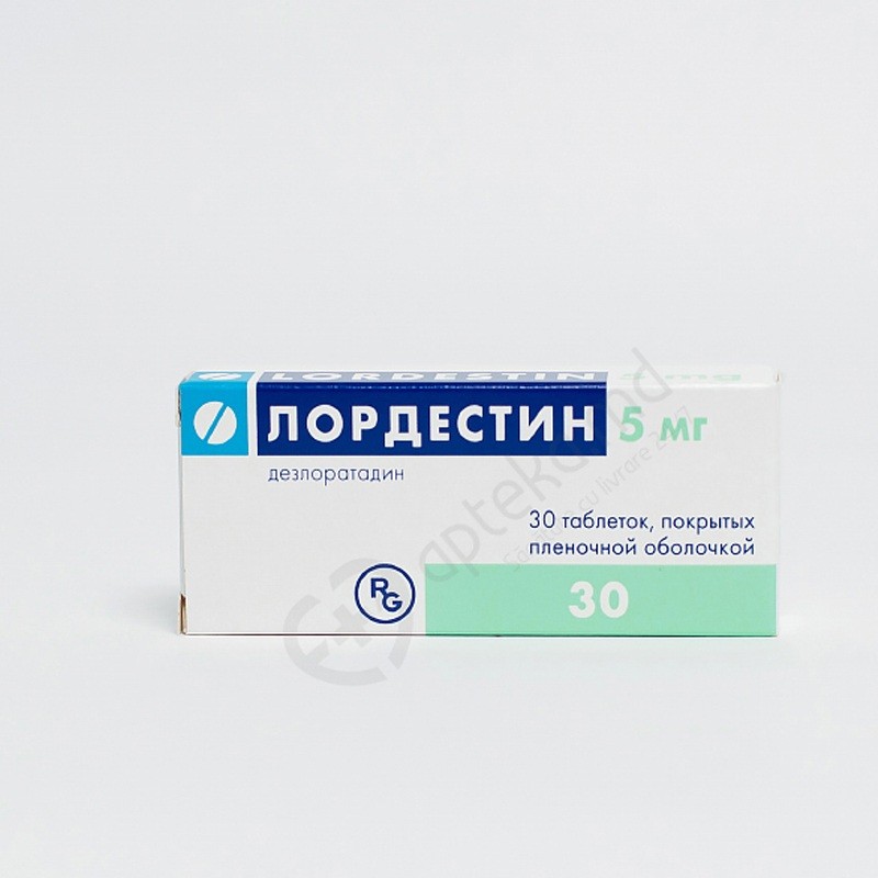 Lordestin 5 mg comprimate filmate 5 mg N10x3 cumpără în Moldova ...