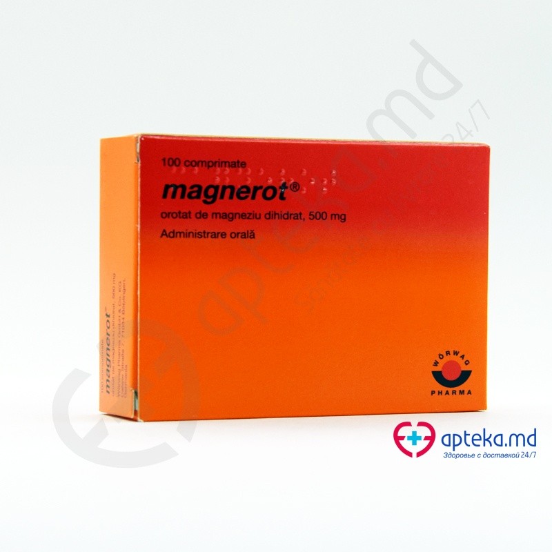 Magnerot comprimate 500 mg N20x5 cumpără în Moldova - prețuri și ...