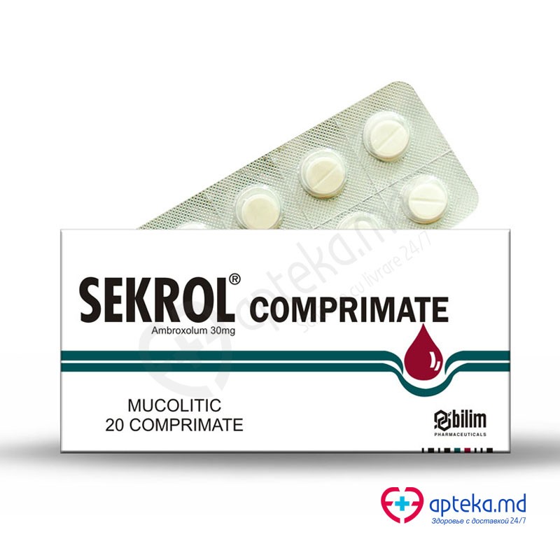 Sekrol comprimate 30 mg N10x2 cumpără în Moldova - prețuri și ...
