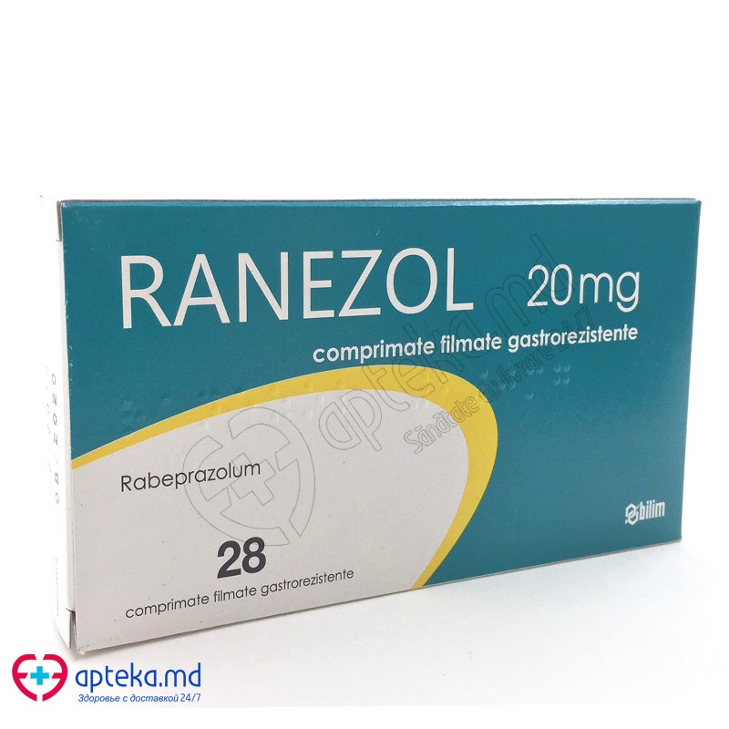 Ranezol comprimate filmate gastrorezistente 20 mg N14x2 cumpără în ...