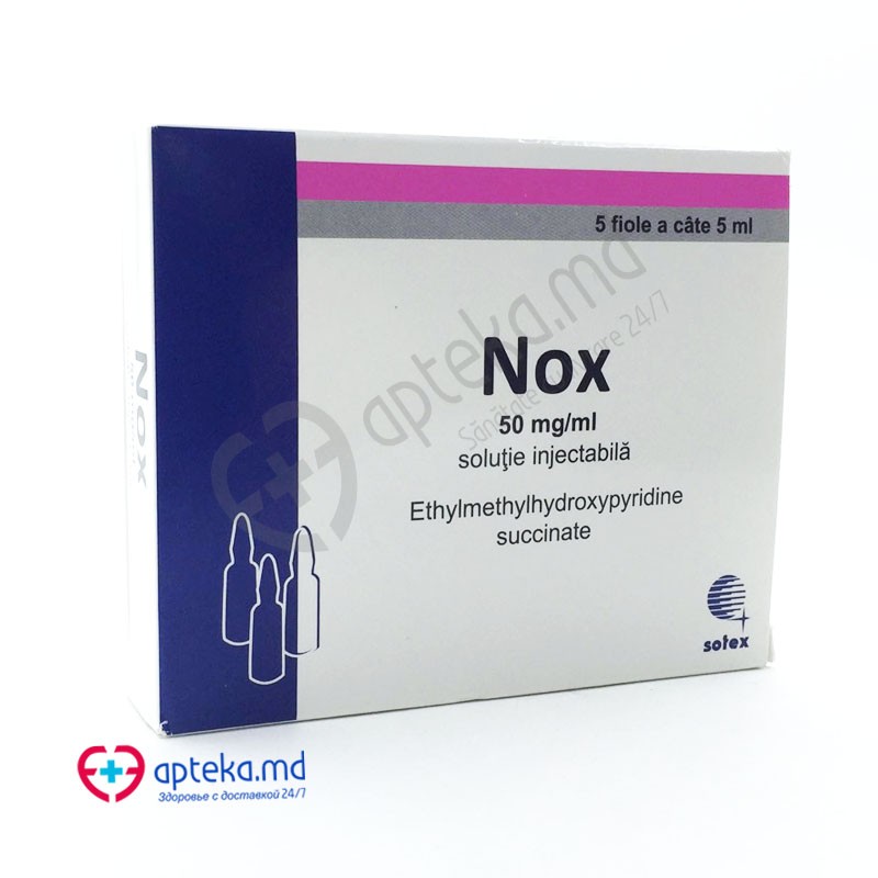 Nox soluţie injectabilă 50 mg/ml 5 ml N5 cumpără în Moldova - prețuri ...