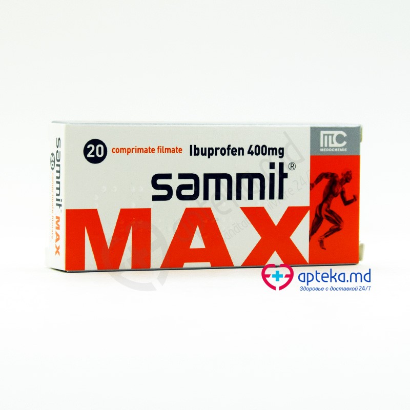 Sammit Max comprimate filmate 400 mg N10x2 cumpără în Moldova - prețuri ...