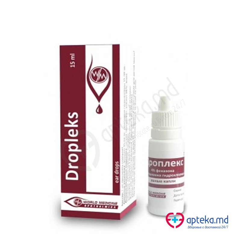 Dropleks picături auriculare soluţie 45,52+11,38/ml 15 ml N1 cumpără în ...