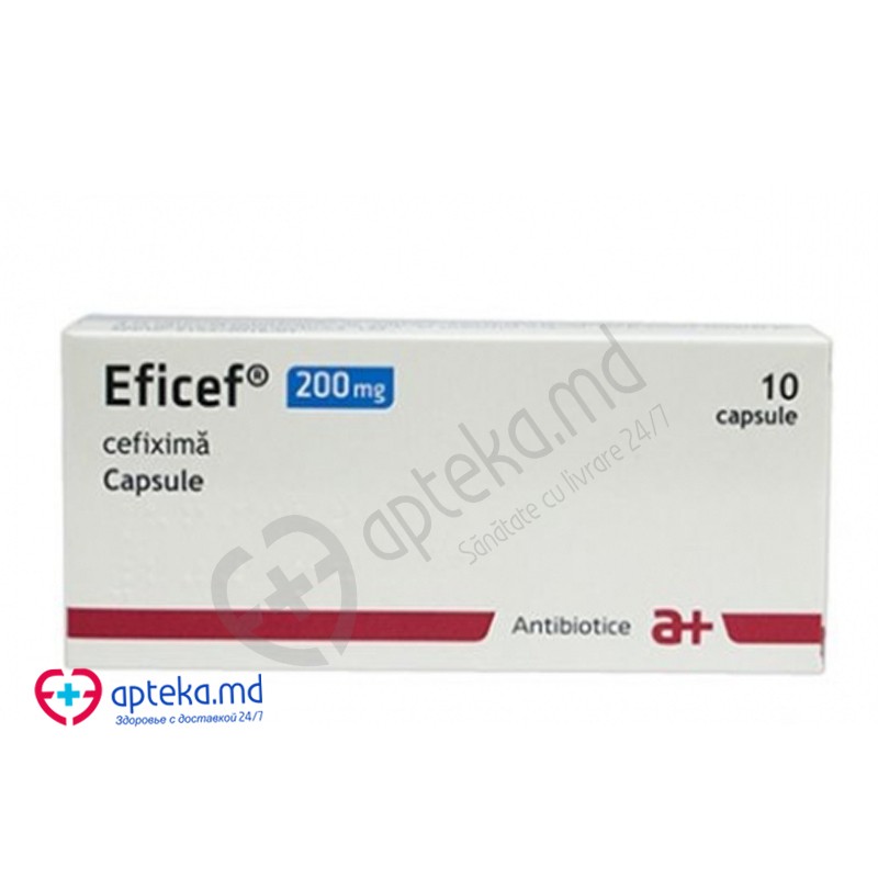 Eficef 200 mg capsule 200 mg N10 cumpără în Moldova - prețuri și ...