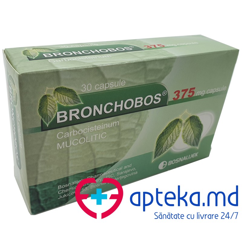 Bronchobos capsule 375 mg N10x3 cumpără în Moldova - prețuri și ...