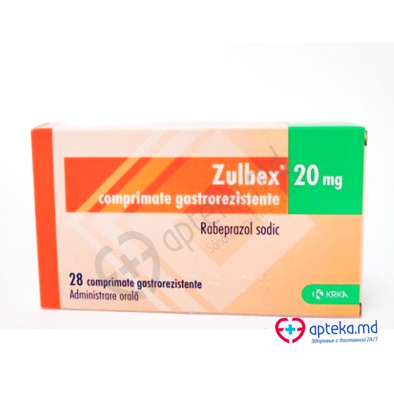 Zulbex comprimate gastrorezistente 20 mg N14x2 cumpără în Moldova ...