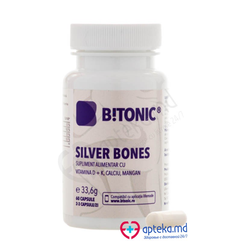 Bitonic Silver Bones capsule N60 cumpără în Moldova - prețuri și ...