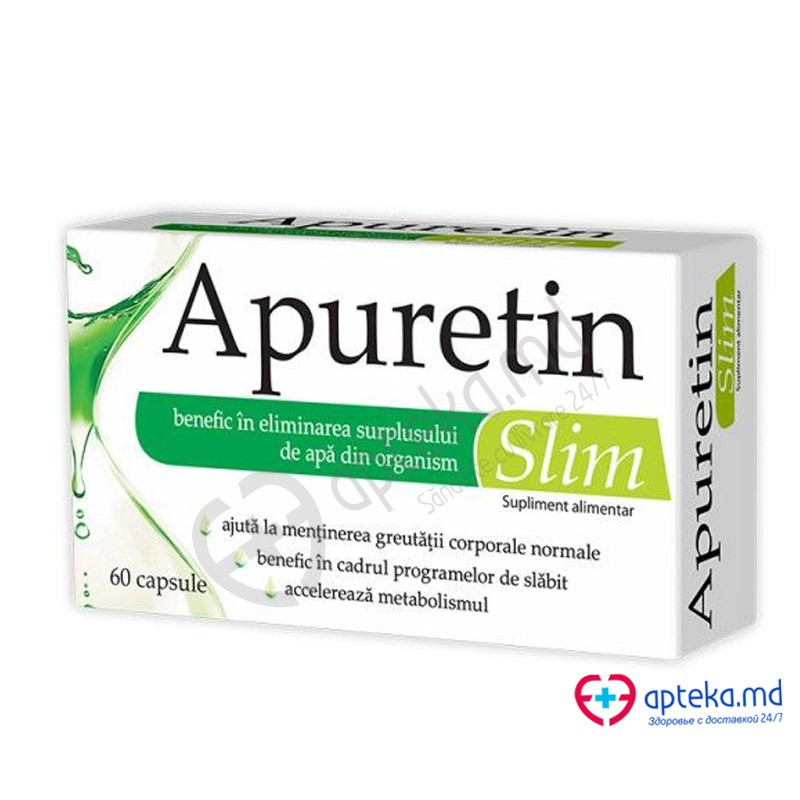 Apuretin Slim caps N15x4 cumpără în Moldova - prețuri și instrucțiuni ...