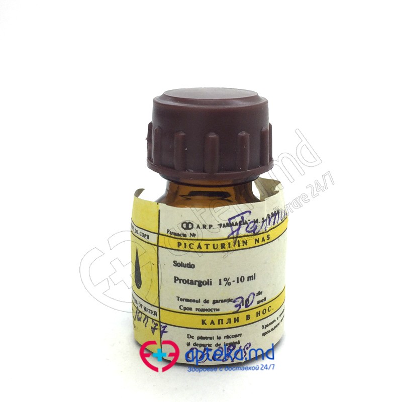 Sol. Protargol 1% 10ml cumpără în Moldova - prețuri și instrucțiuni de ...