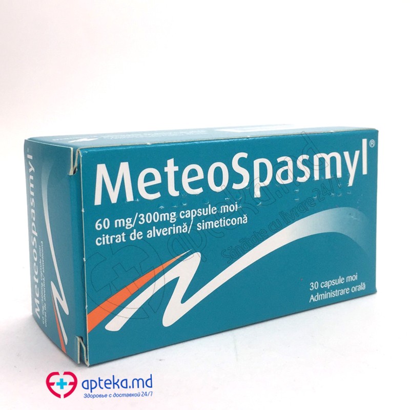 MeteoSpasmyl capsule moi 60 mg + 300 mg N10x3 cumpără în Moldova ...