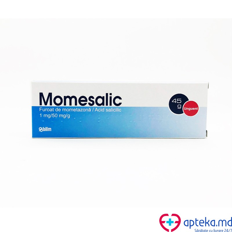 Momesalic unguent 1 mg/50 mg/g 45 g N1 cumpără în Moldova - prețuri și ...