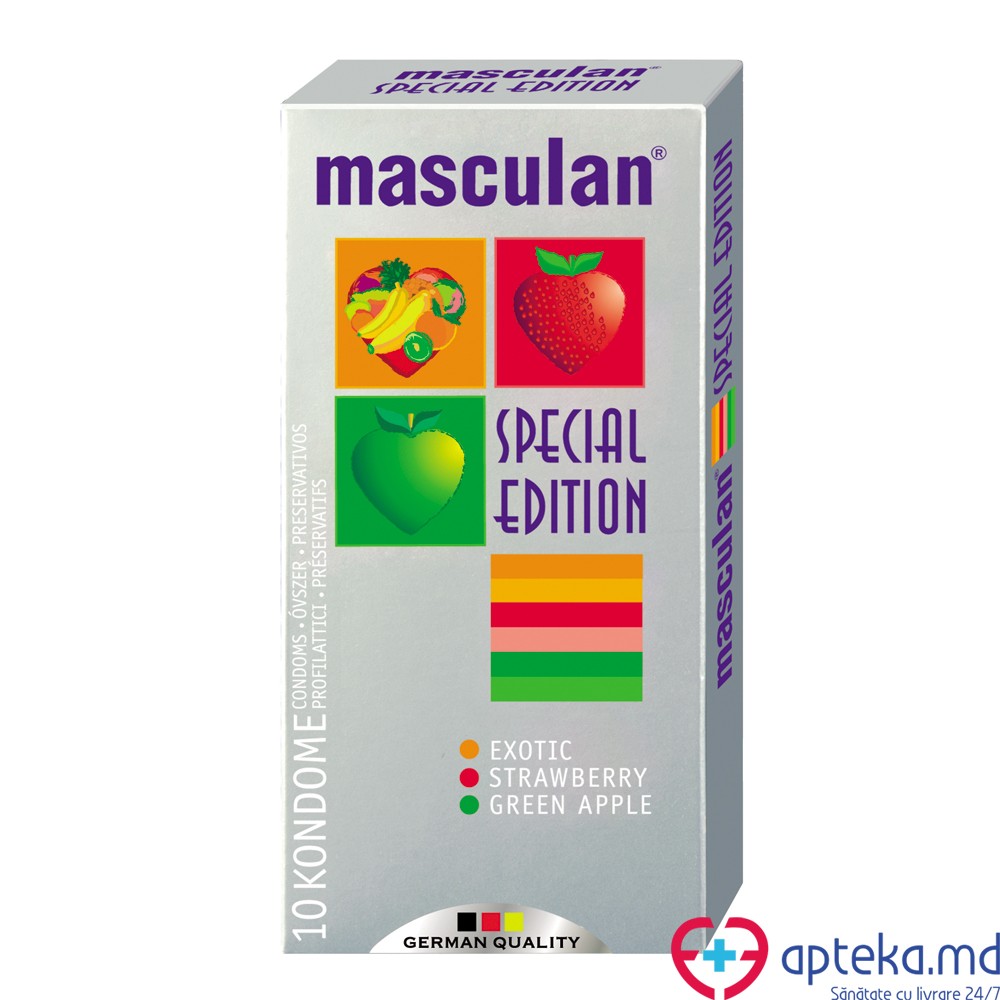 Prezervative Masculan Frutti Edition N10 cumpără în Moldova - prețuri ...
