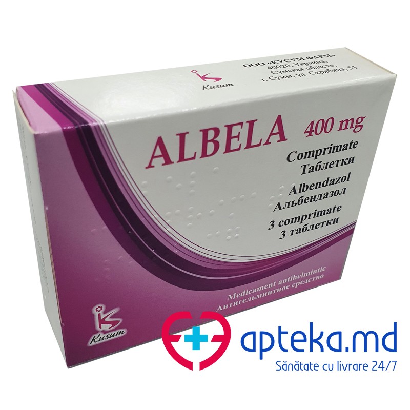 Albela comprimate 400 mg N3 cumpără în Moldova - prețuri și ...