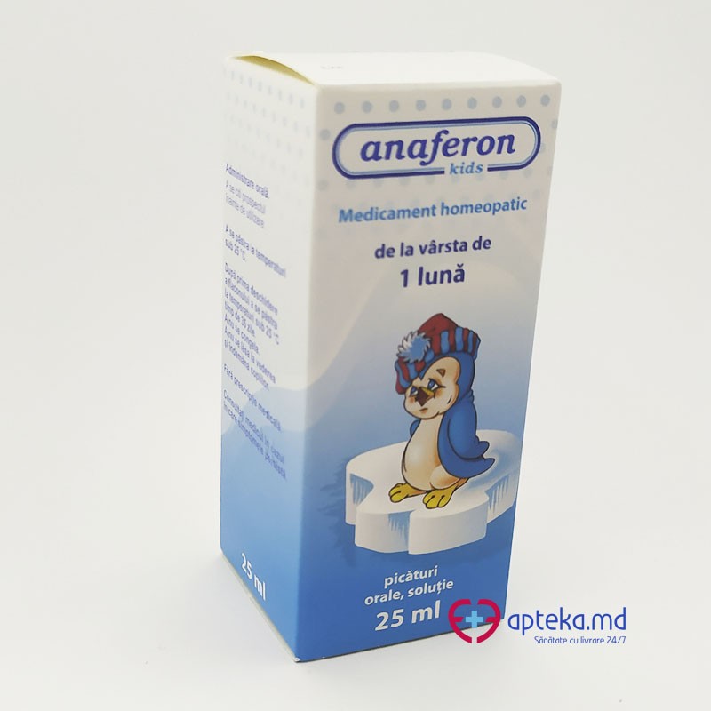 Anaferon kids picaturi orale, solutie 25 ml N1 cumpără în Moldova ...