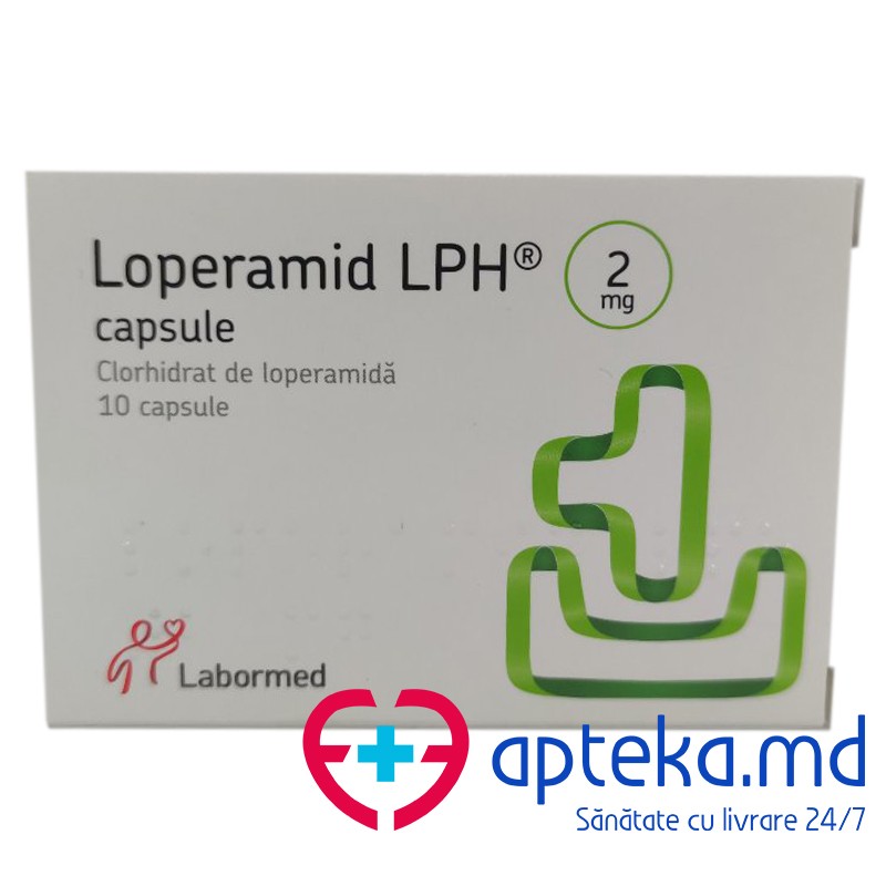 Loperamid LPH capsule 2 mg N10 cumpără în Moldova - prețuri și ...