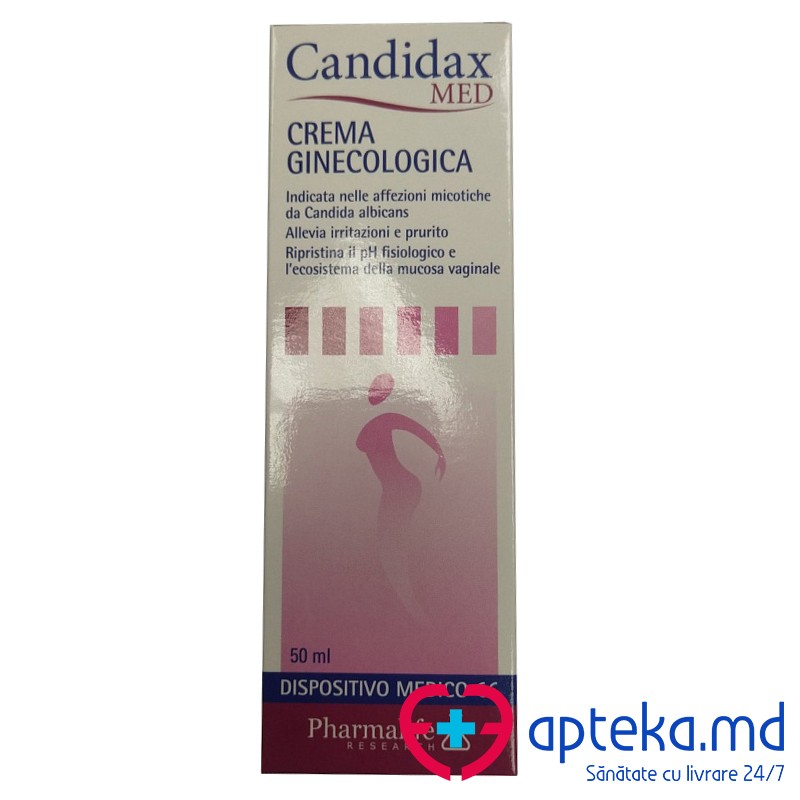 Candidax Med crem vag.+ aplicator 50 ml cumpără în Moldova - prețuri și ...