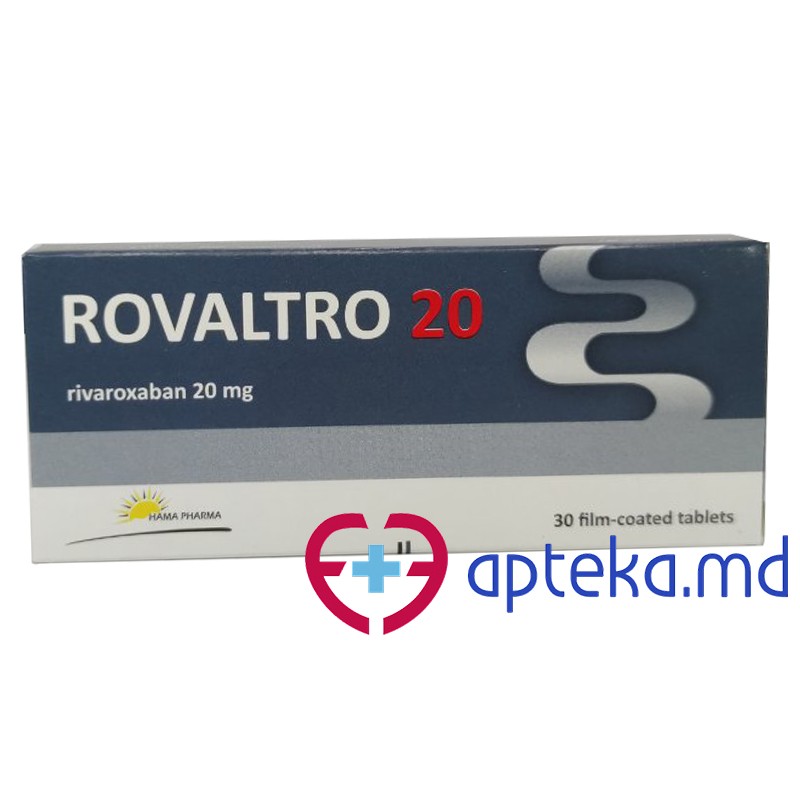 Rovaltro 20 mg comprimate filmate 20 mg N10x3 cumpără în Moldova ...