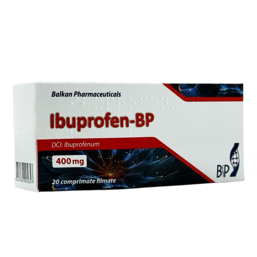 Ibuprofen-BP comprimate filmate 400 mg N10x2 cumpără în Moldova ...