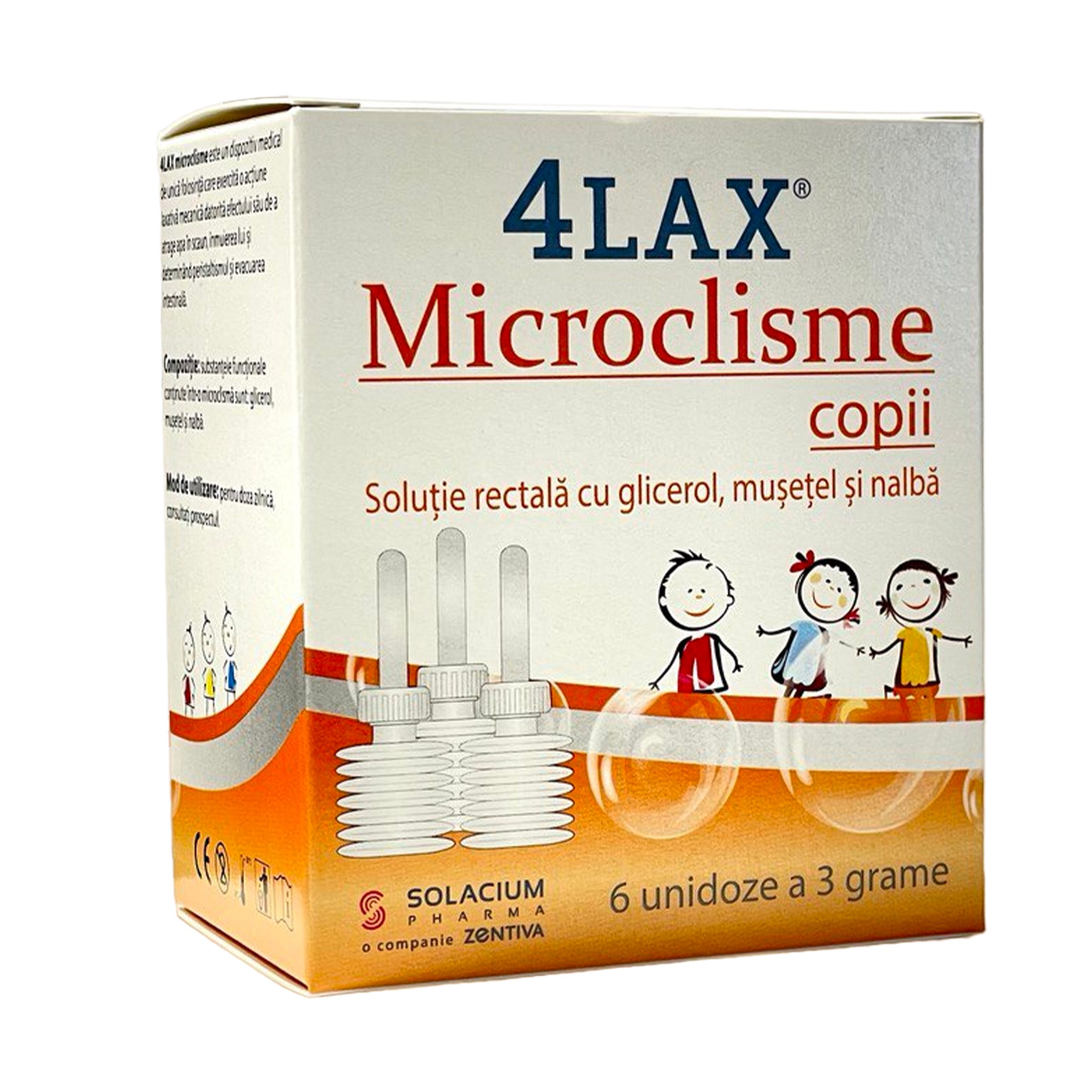 4Lax Microclisme pentru copii unidoze 3g N6 cumpără în Moldova ...